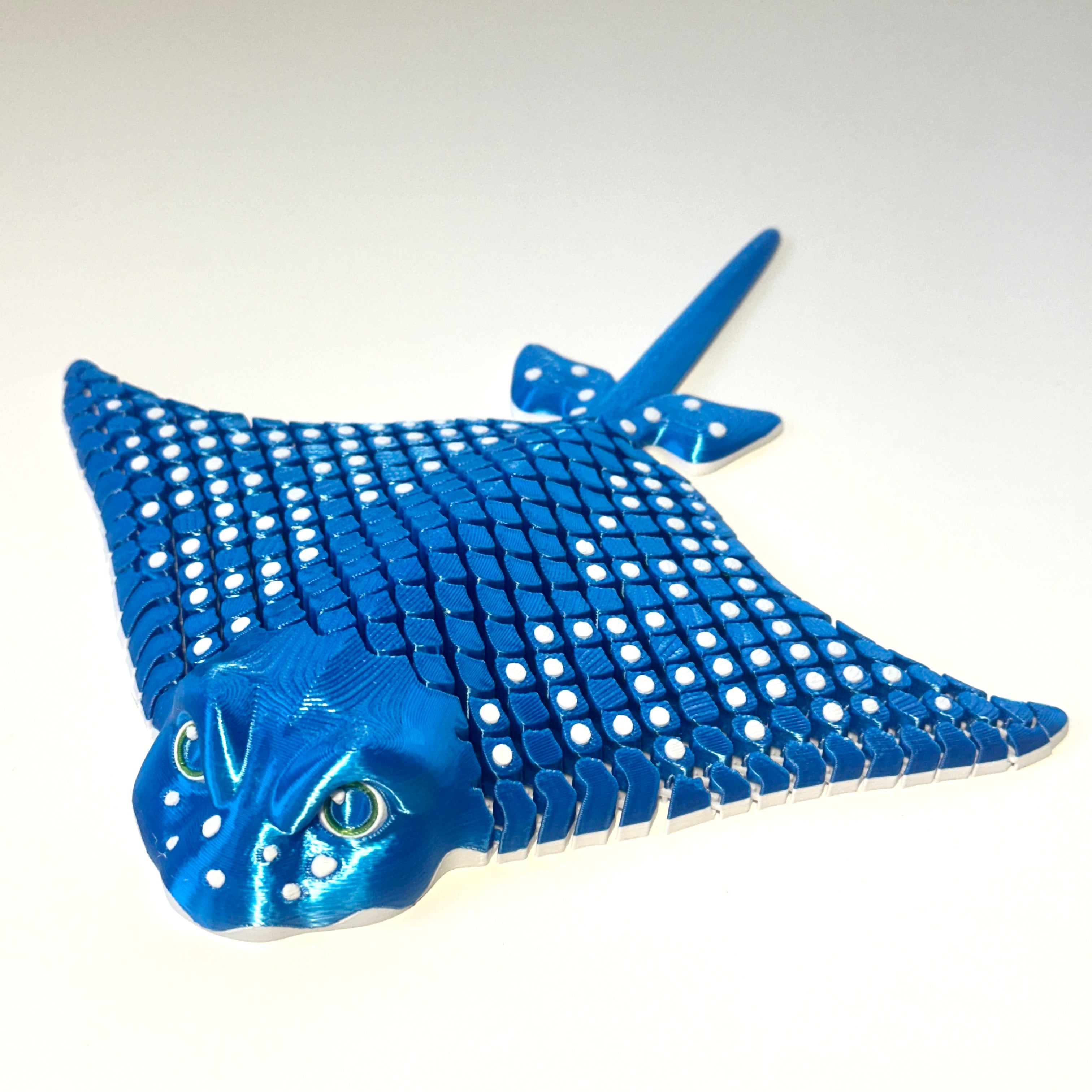 Igor The Spotted Eagle Ray - 3D Printed Articulating Figure – Northern ...
