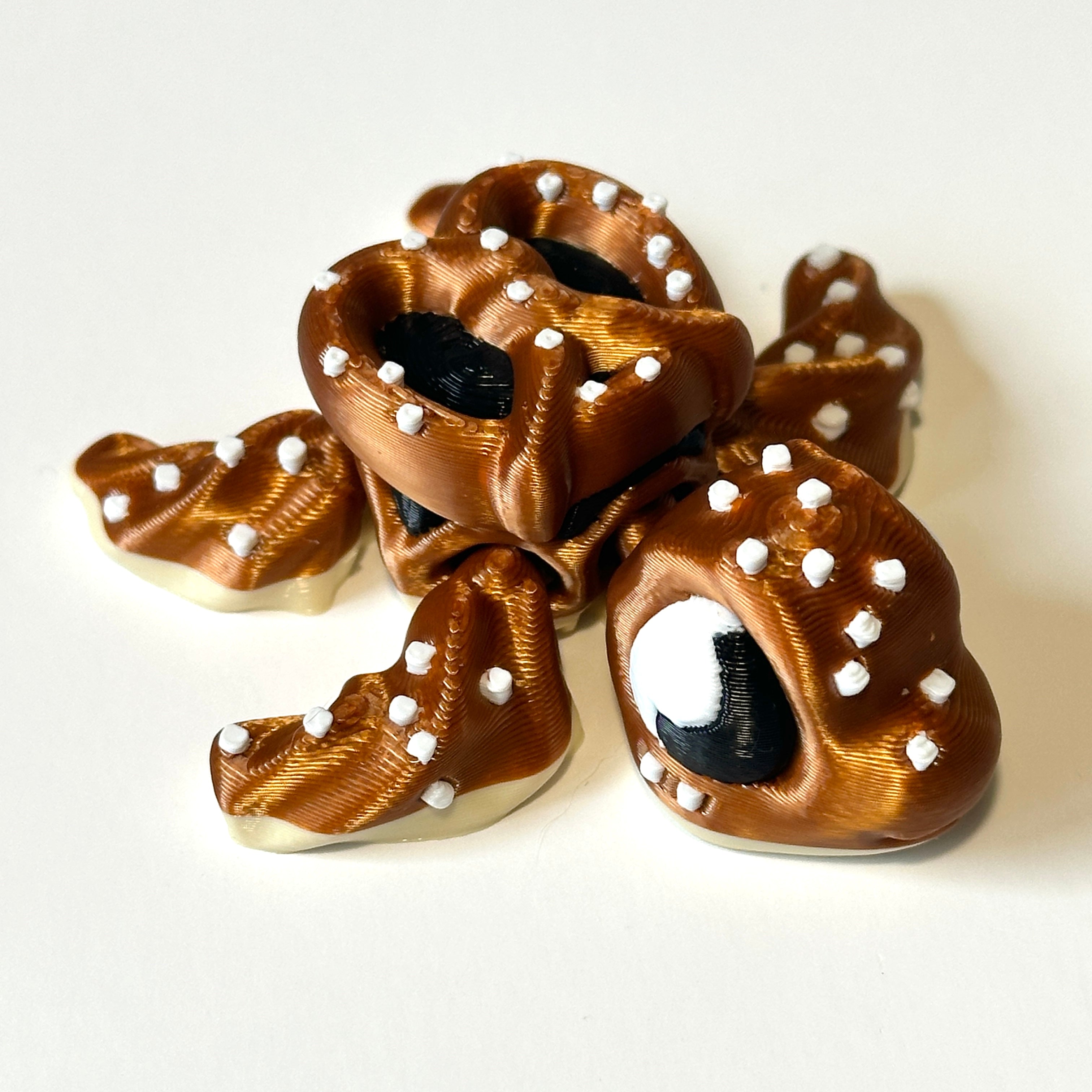 Pretzel Turtle - 3D Printed Articulating Figure – Northern Lines Design