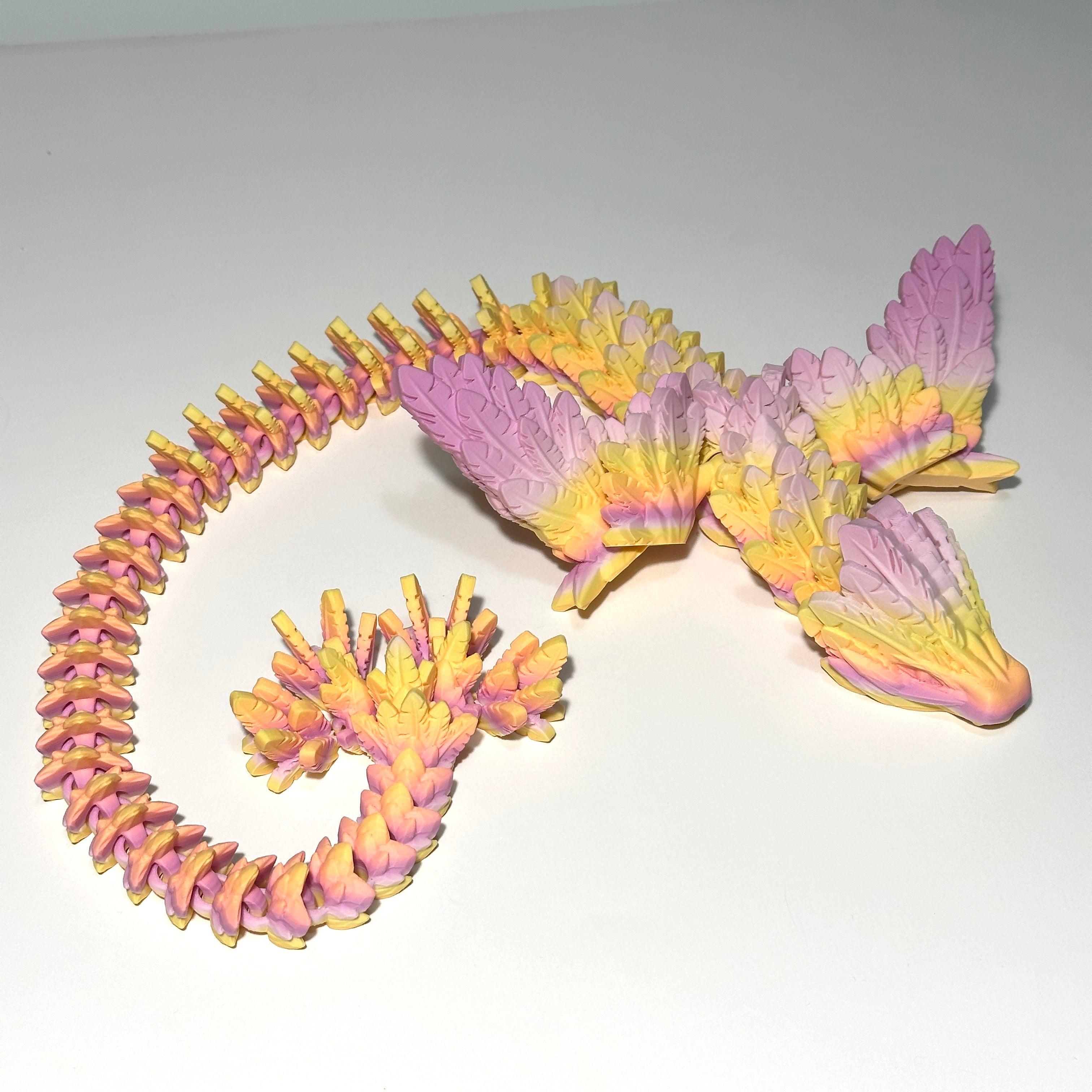 Flying Serpent - 3D Printed Articulating Figure – Northern Lines Design